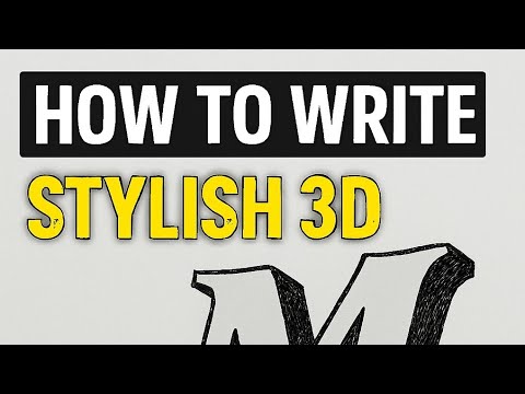 How to write stylish (M) - YouTube