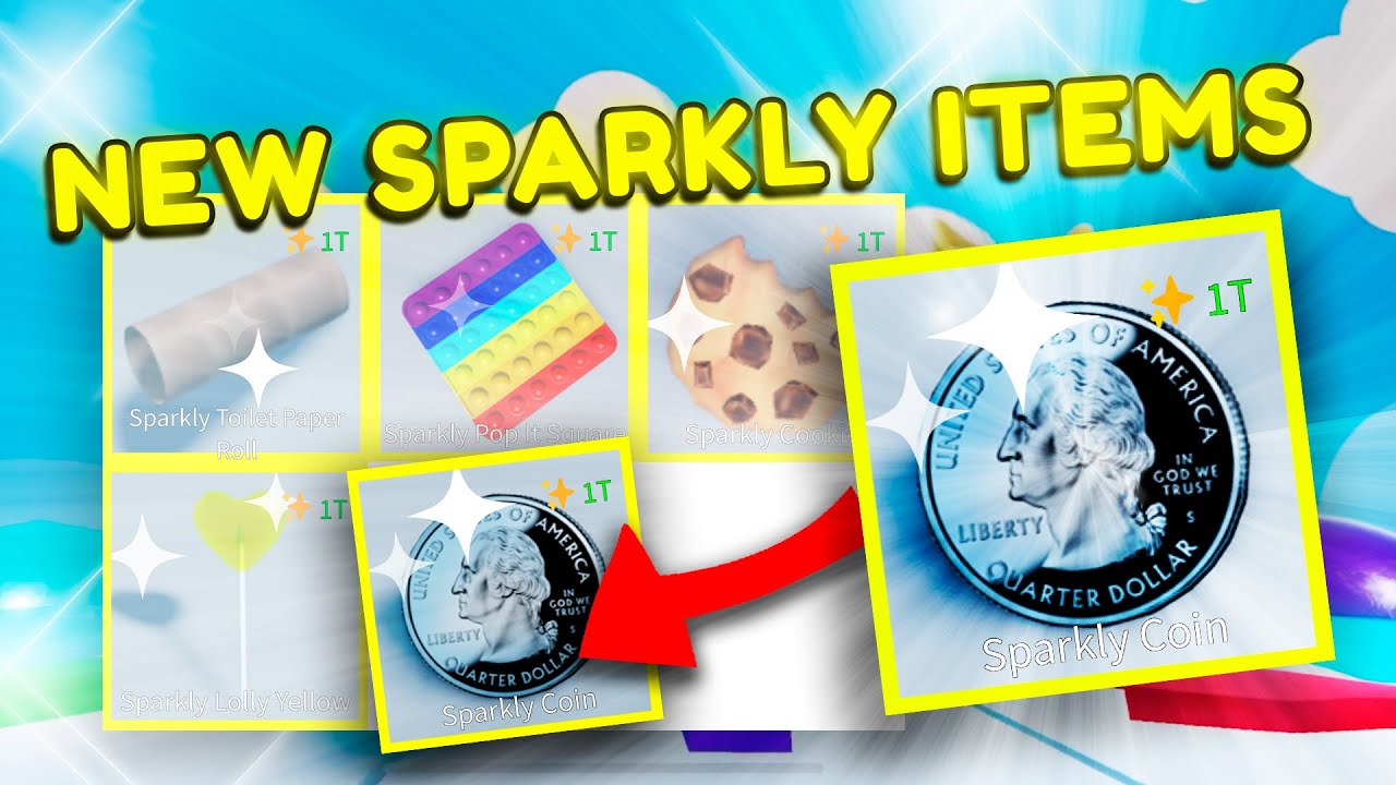NEW ITEM TIER !! SPARKLY ITEMS 😱🤩 - YouTube