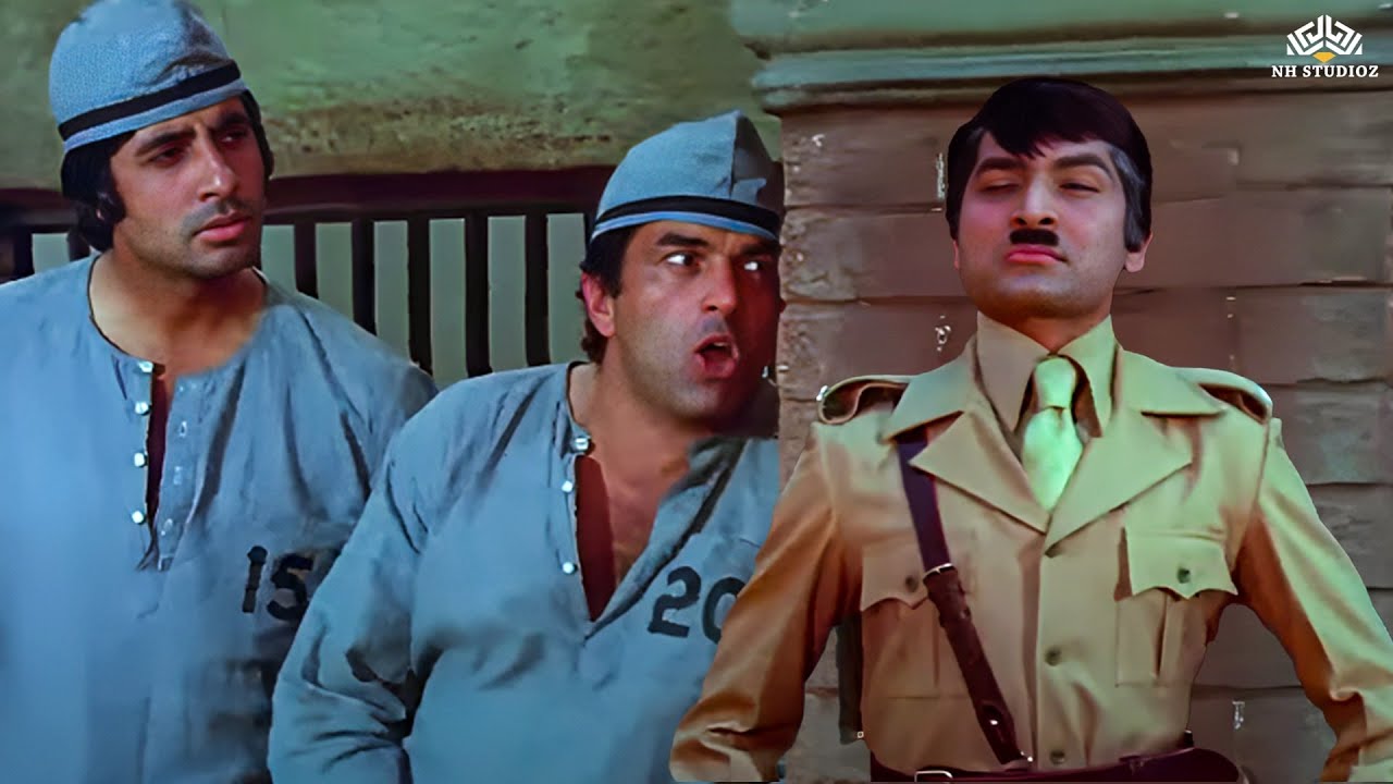 Sholay Movie | Asrani Comedy Jailer Scene | अंग्रेज़ो के ज़माने के जेलर ...