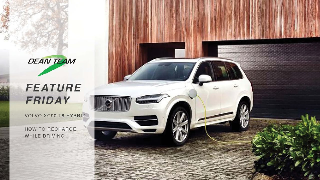 How to Recharge the 2021 Volvo XC90 T8 Hybrid While Driving - Volvo ...