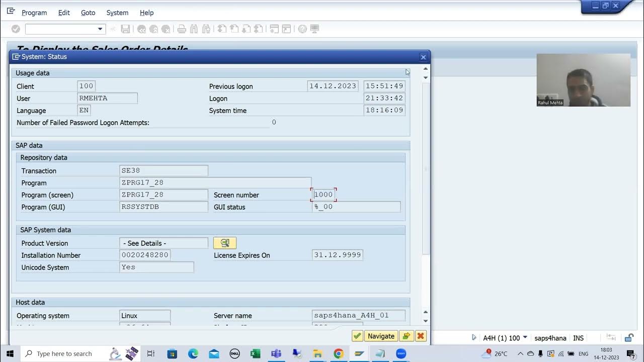68 - ABAP OOPS - ALV by CL_GUI_ALV_GRID - Event Based Functionality - Double Click Part7 - YouTube