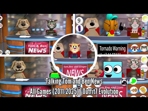 Talking Tom and Ben News - All Games (2011-2025) | Outfit7 Evolution |  PC/Scratch/Android/iOS
