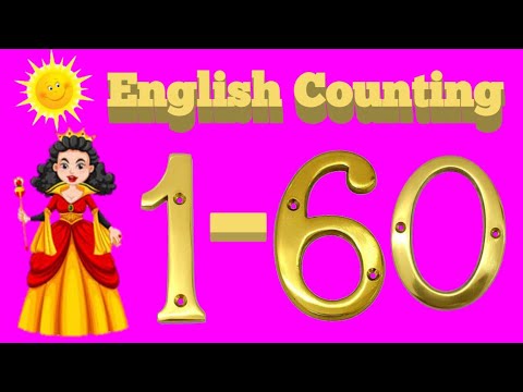 english counting 1 to 60 ~ ginti 1 se 60 ~ counting spelling ~ number ...