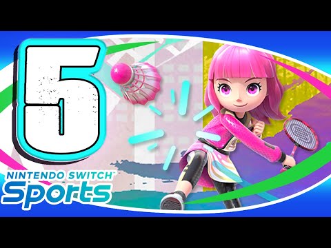 Nintendo Switch Sports Part 5 Badminton Gameplay (Nintendo Switch ...