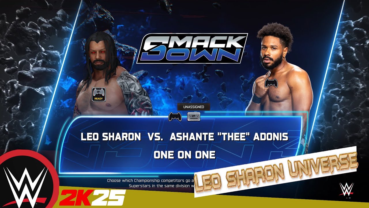 WWE Universe Week 96 - #smackdown - Leo Sharon VS Ashnate ''Thee ...