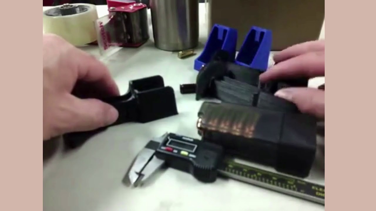 How to use CZ SCORPION EVO 10 ROUND and 9mm Magazine Speed loader - YouTube