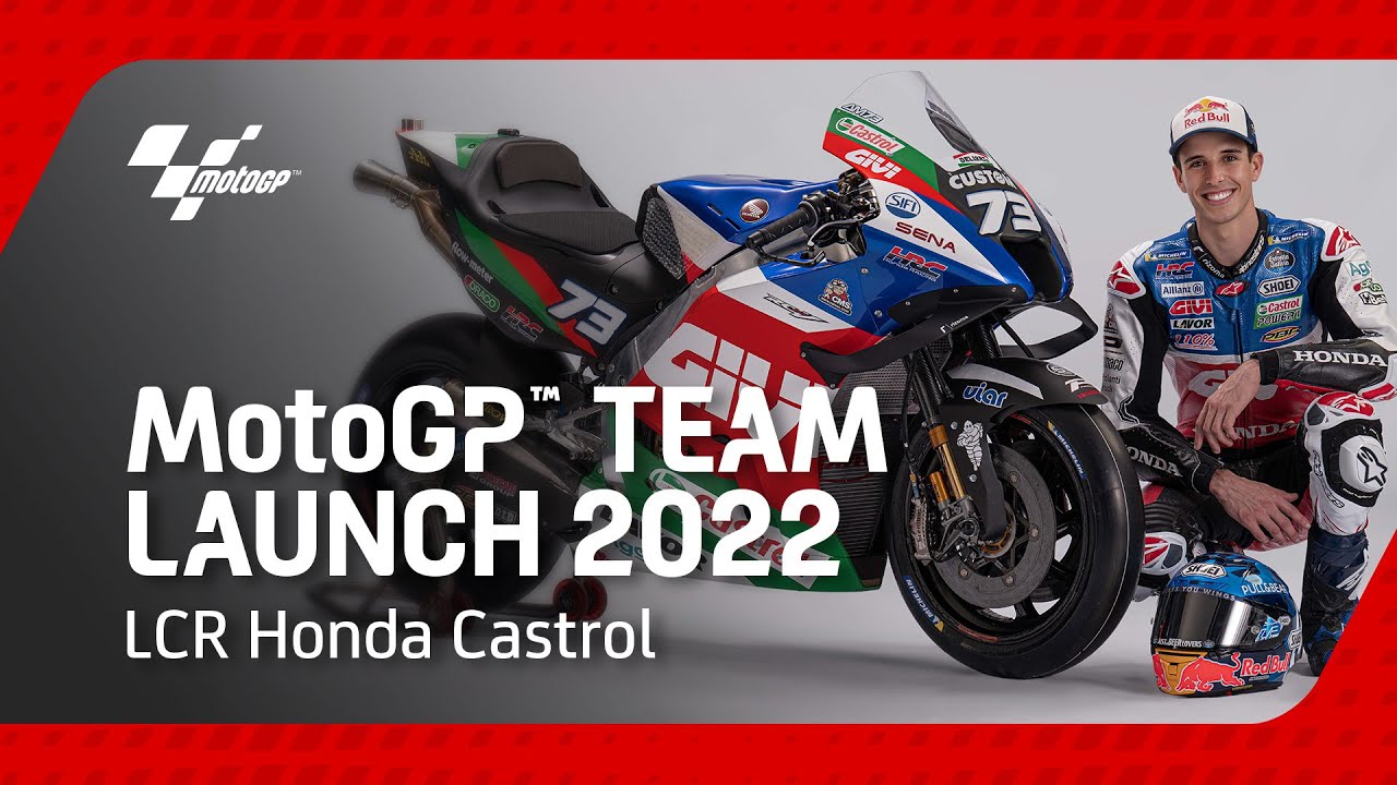 LCR Honda Castrol Team Presentation 2022 - YouTube