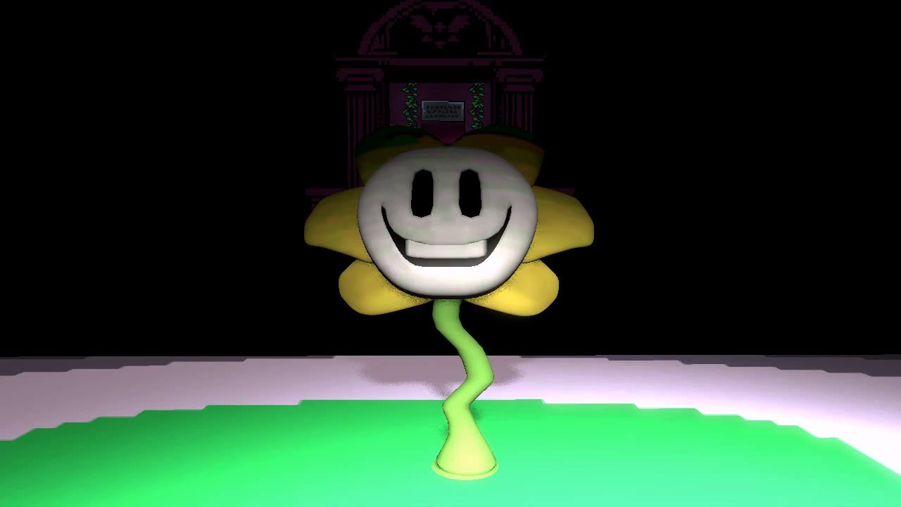 sfm (undertale animation) flower the flowey - YouTube