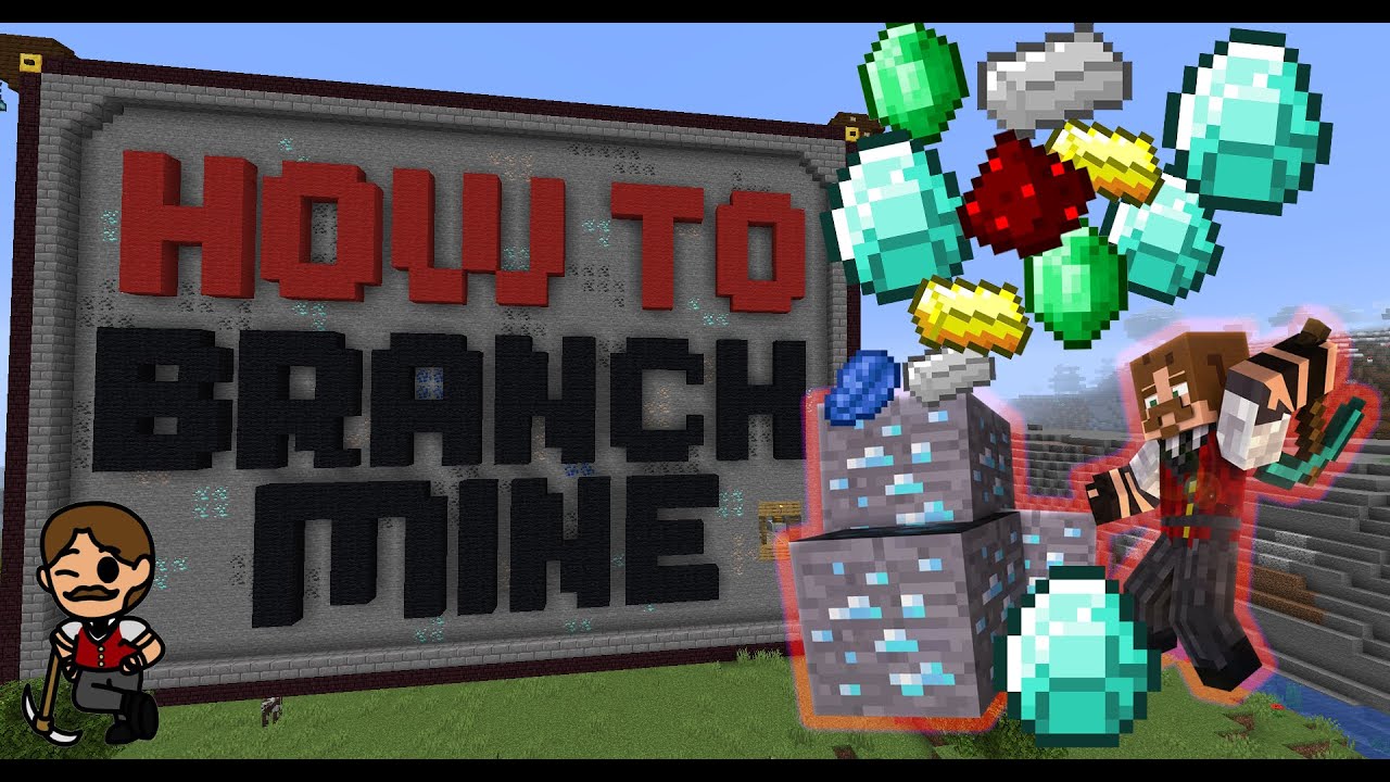 How to BRANCH MINE & FIND DIAMONDS - Practical Minecraft 01 - YouTube