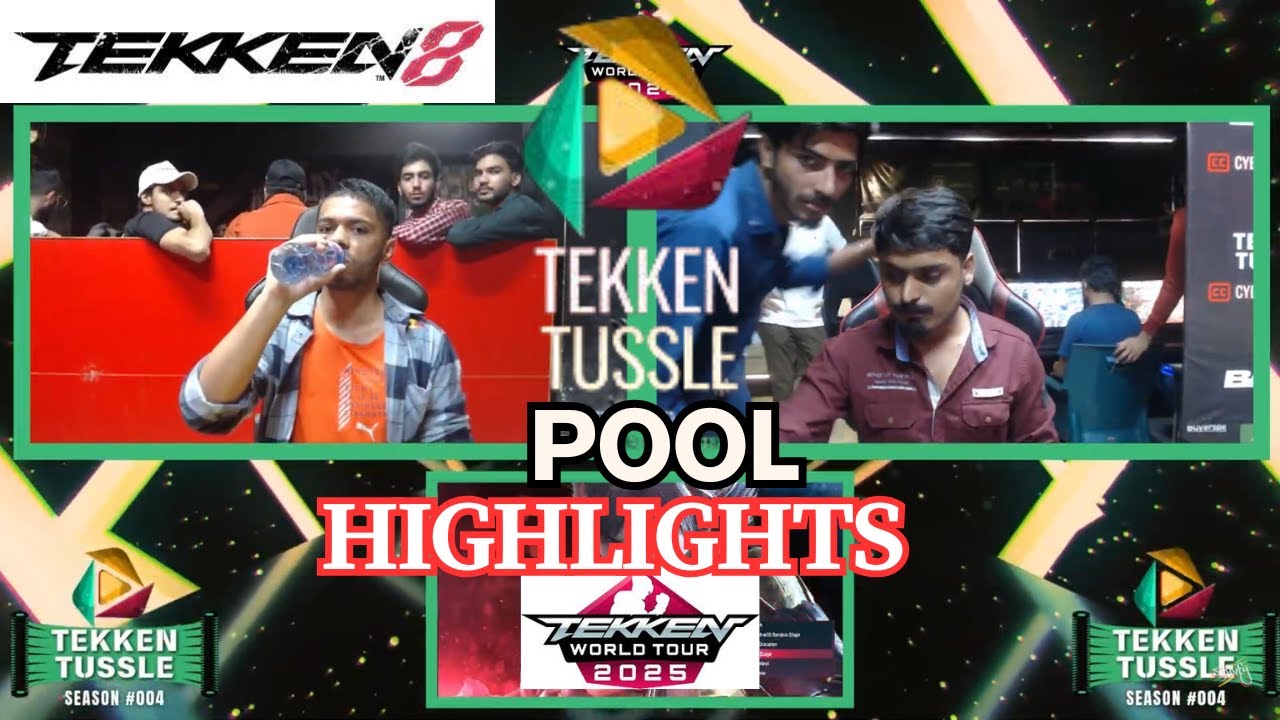 TEKKEN TUSSLE POOL HIGHLIGHTS TWT 2025 ( Arslan Ash,Atif,Khan,etc ...