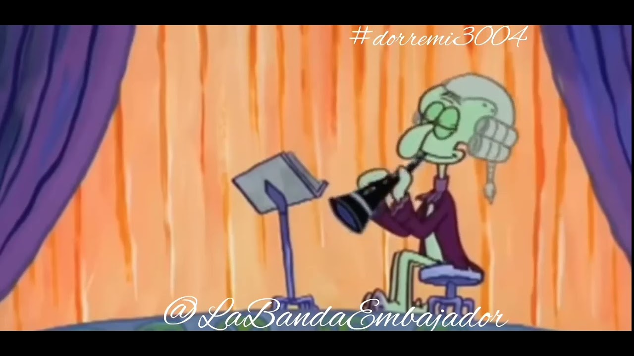calamardo tocando clarinete - YouTube