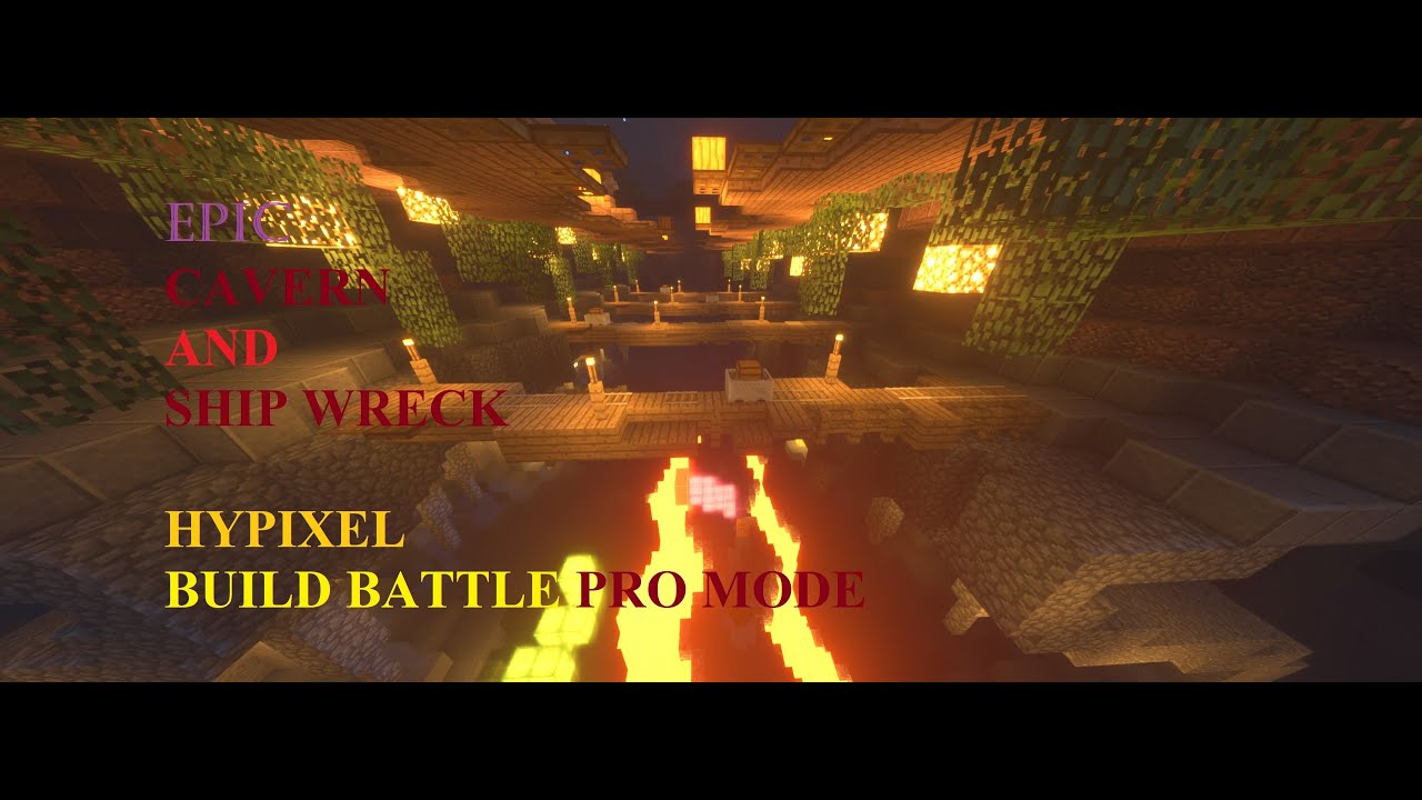 "Underground" and "Shipwreck"|Hypixel Build Battle Pro Mode - YouTube