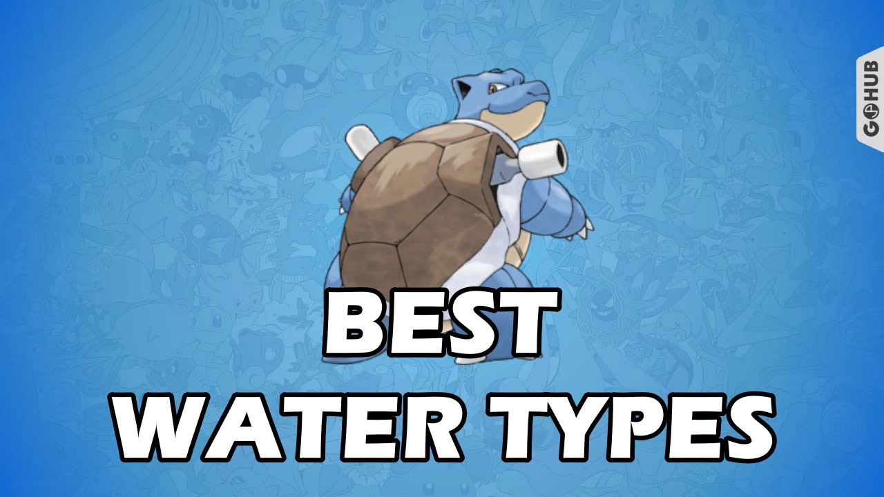 The BEST Water Type Pokemon of Each Generation - YouTube