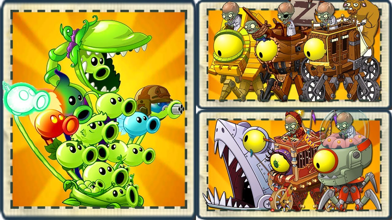 Pvz 2 All PEA Plants LEVEL 999999 vs All Final Boss - Who Will Win? PvZ ...