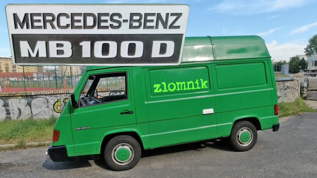 Złomnik: Mercedes MB100D, un milagro de España - YouTube