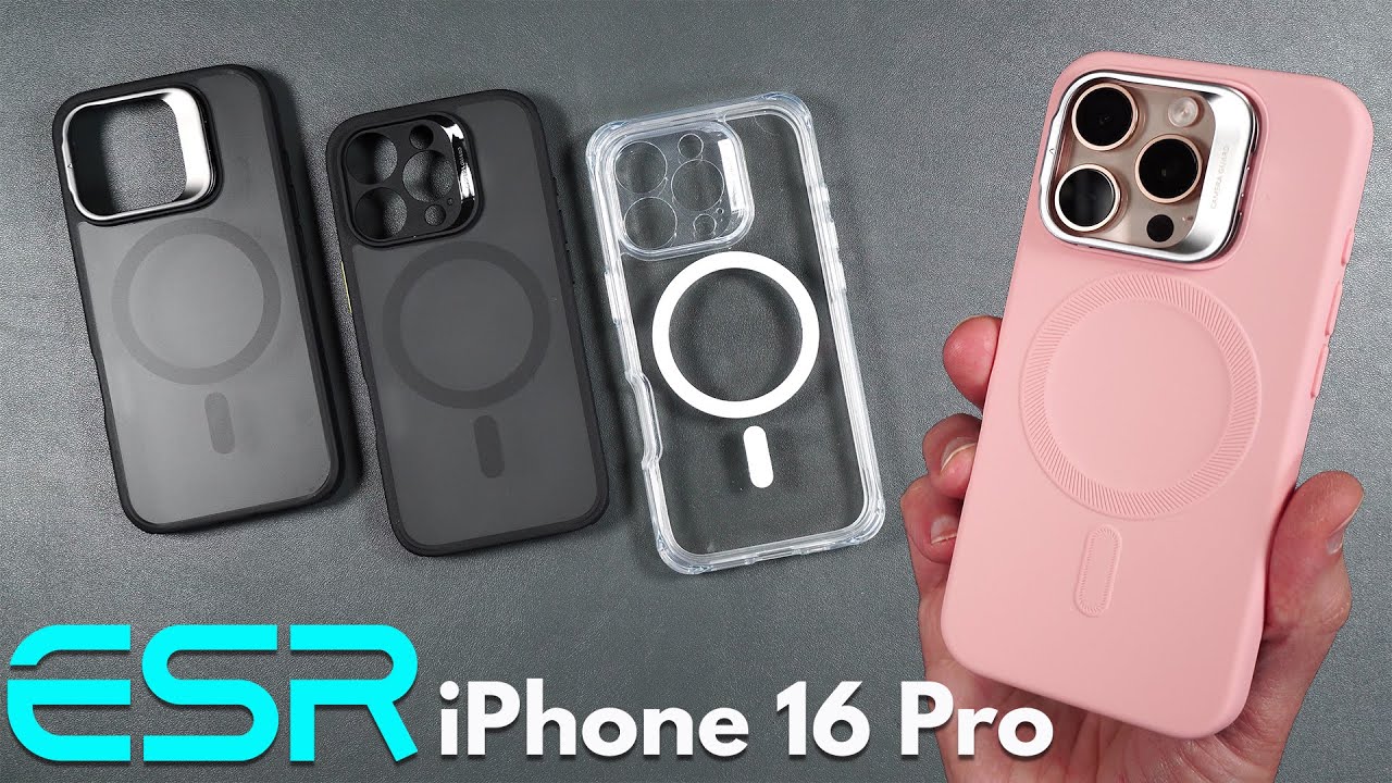 iPhone 16 Pro Cases by ESR - Drop & Scratch Tested - YouTube