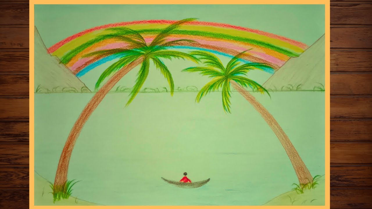 Draw Island step by step drawing - YouTube