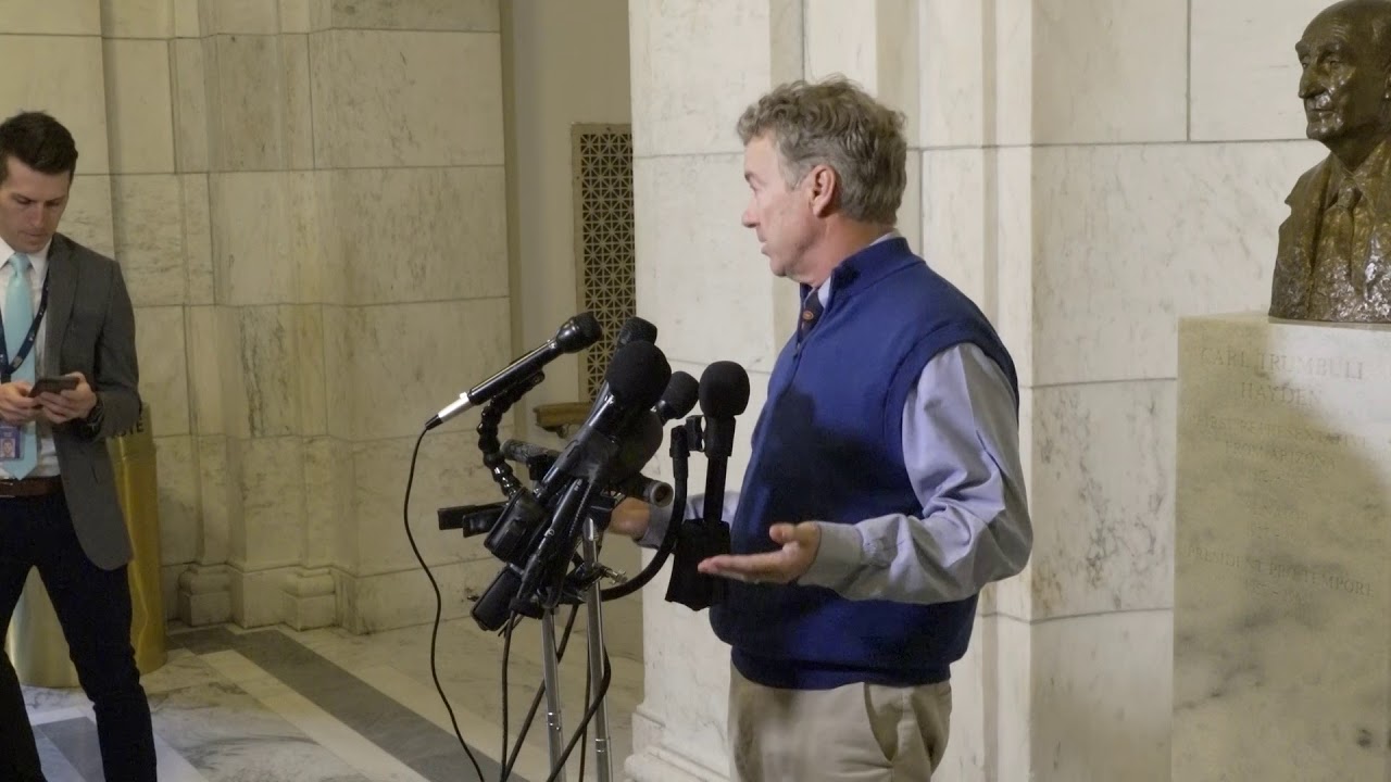 Senator Paul Discusses His Opposition To Emergency Declaration - YouTube