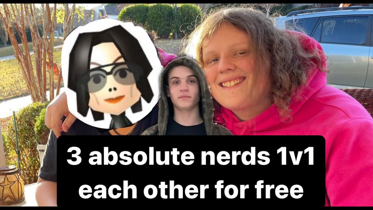 3 Absolute nerds 1v1 each other for nothing!! - YouTube