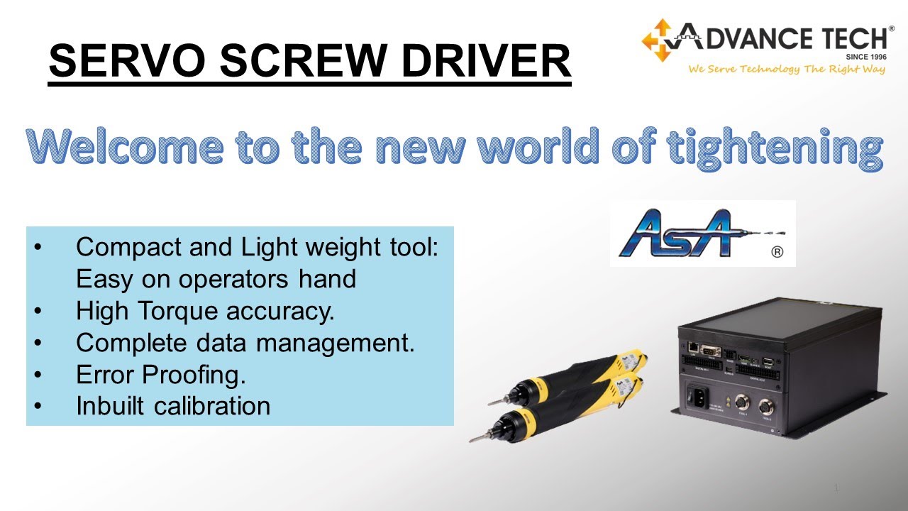 Servo Screw Driver - YouTube