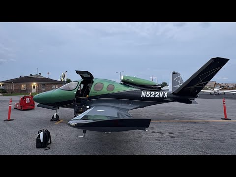 Icing and Rain in a Private Jet! Cirrus Vision Jet to Tennessee!
