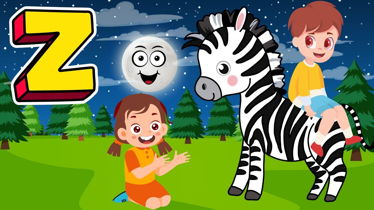 Z Is For Zebra | ABC song From A to Z I ABC Song For Children | abc ...