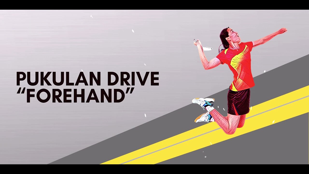 PUKULAN DRIVE BADMINTON - YouTube