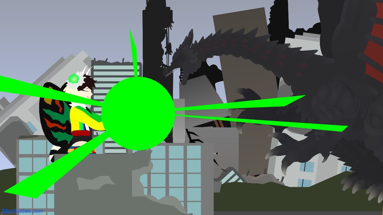 The final encounter.. // sticknodes kaiju animation // - YouTube