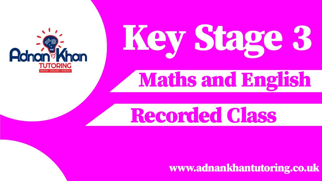 Key Stage 3 - Maths and English - Recorded - YouTube