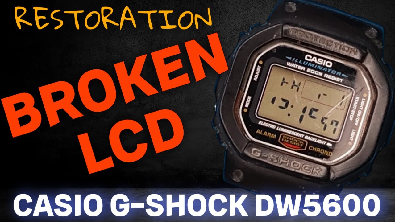 How to Fix Your Casio DW-5600 LCD Screen and Make It Cooler! - YouTube