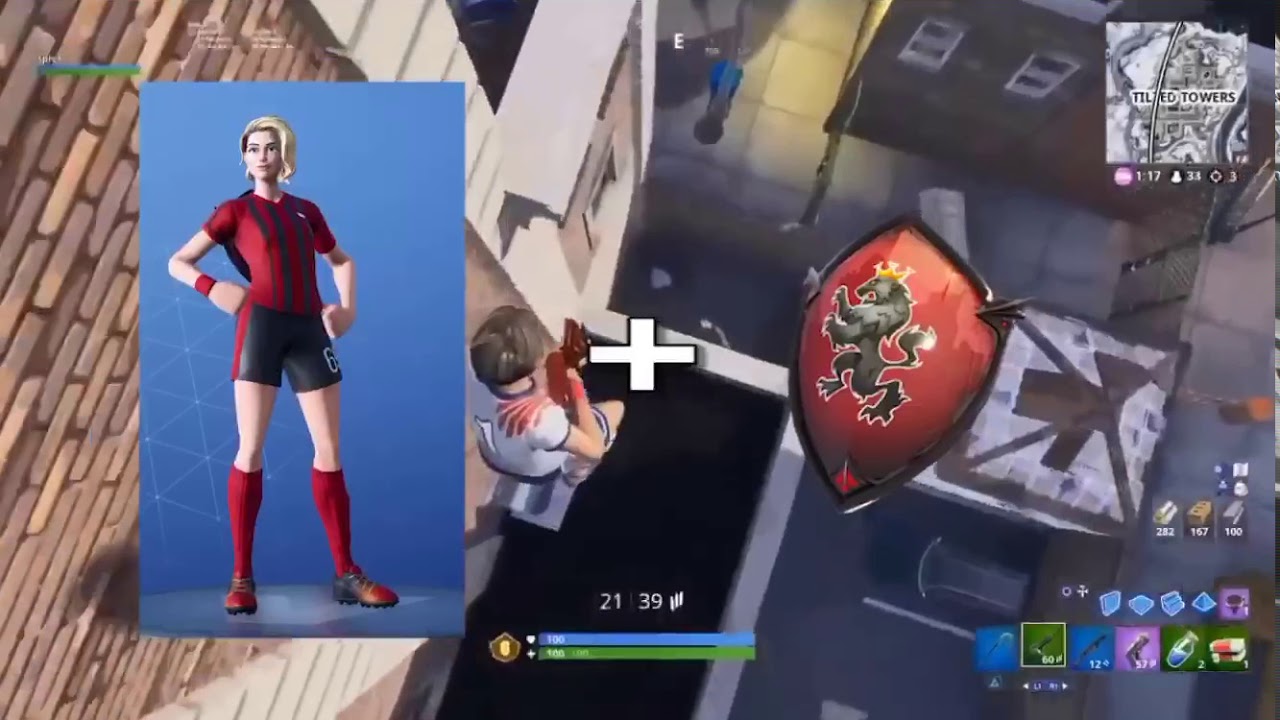 best combo’s with the soccer skin (fortnite battle royale) - YouTube