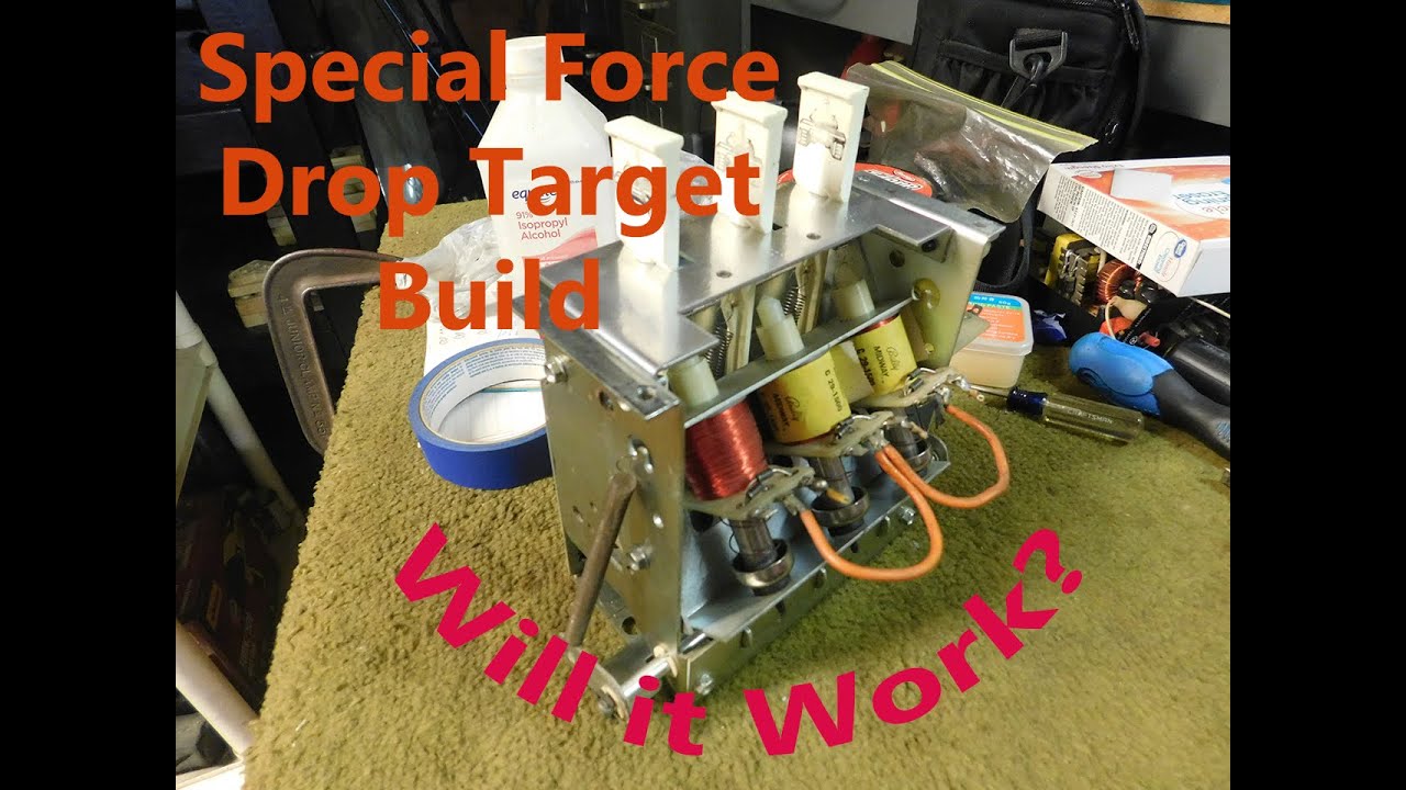 Building A Drop Target Bank for Bally Special Force - YouTube