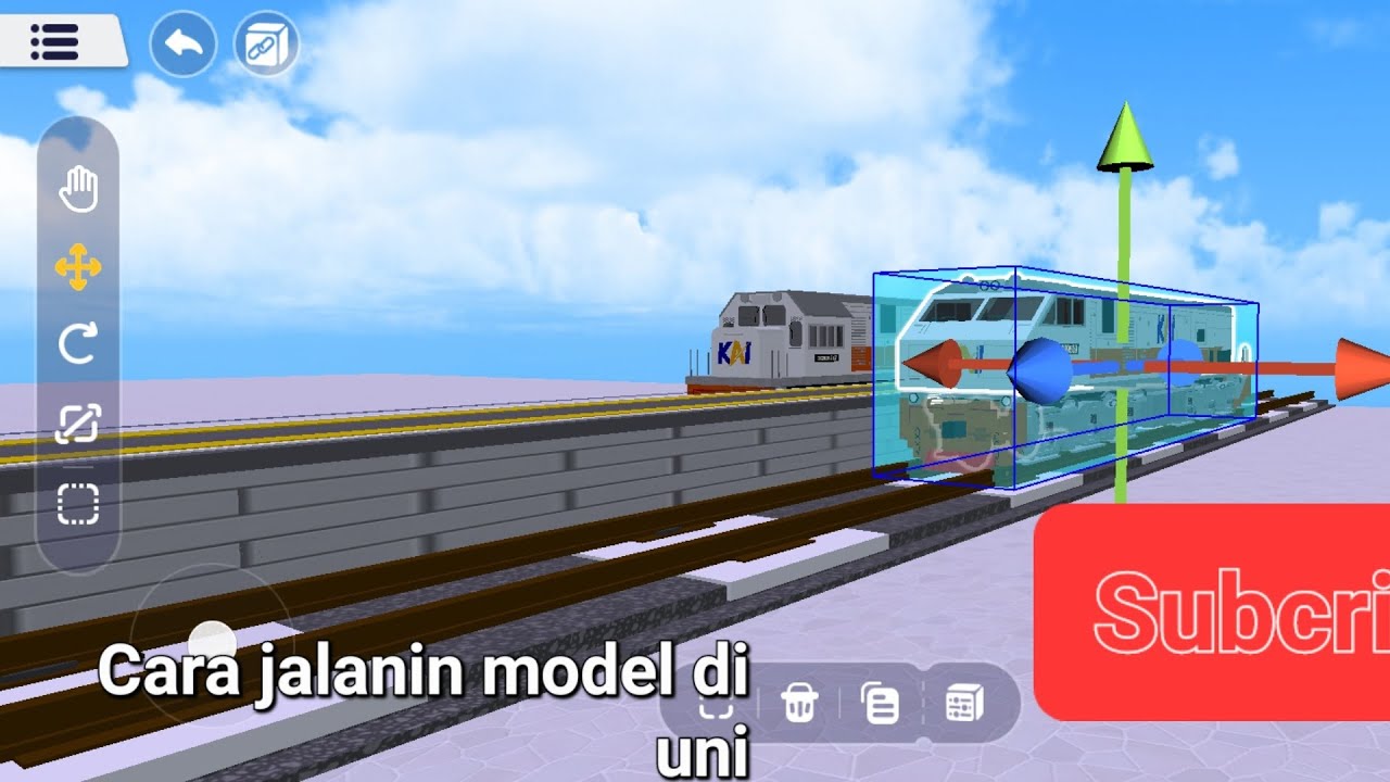 Cara jalanin model!!!! | Uni craft your world - YouTube