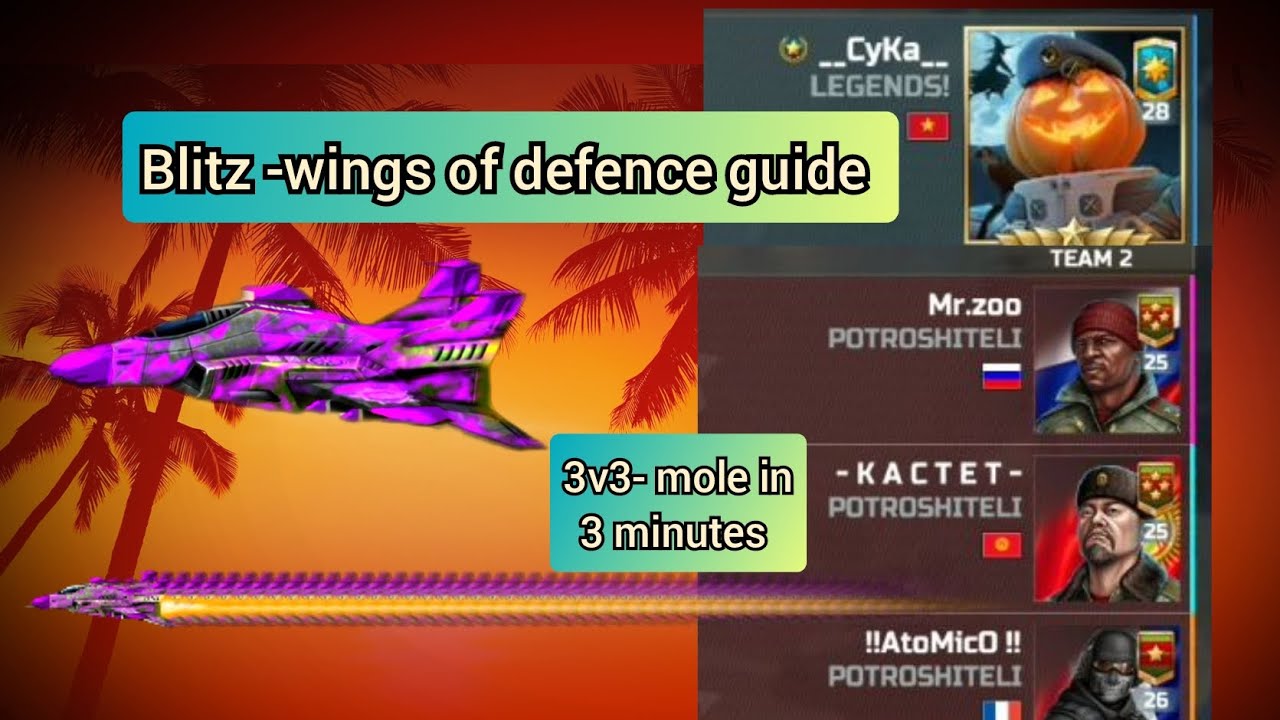 art of war 3. blitz wings of defense tips and guide + 3v3 mole rush ...