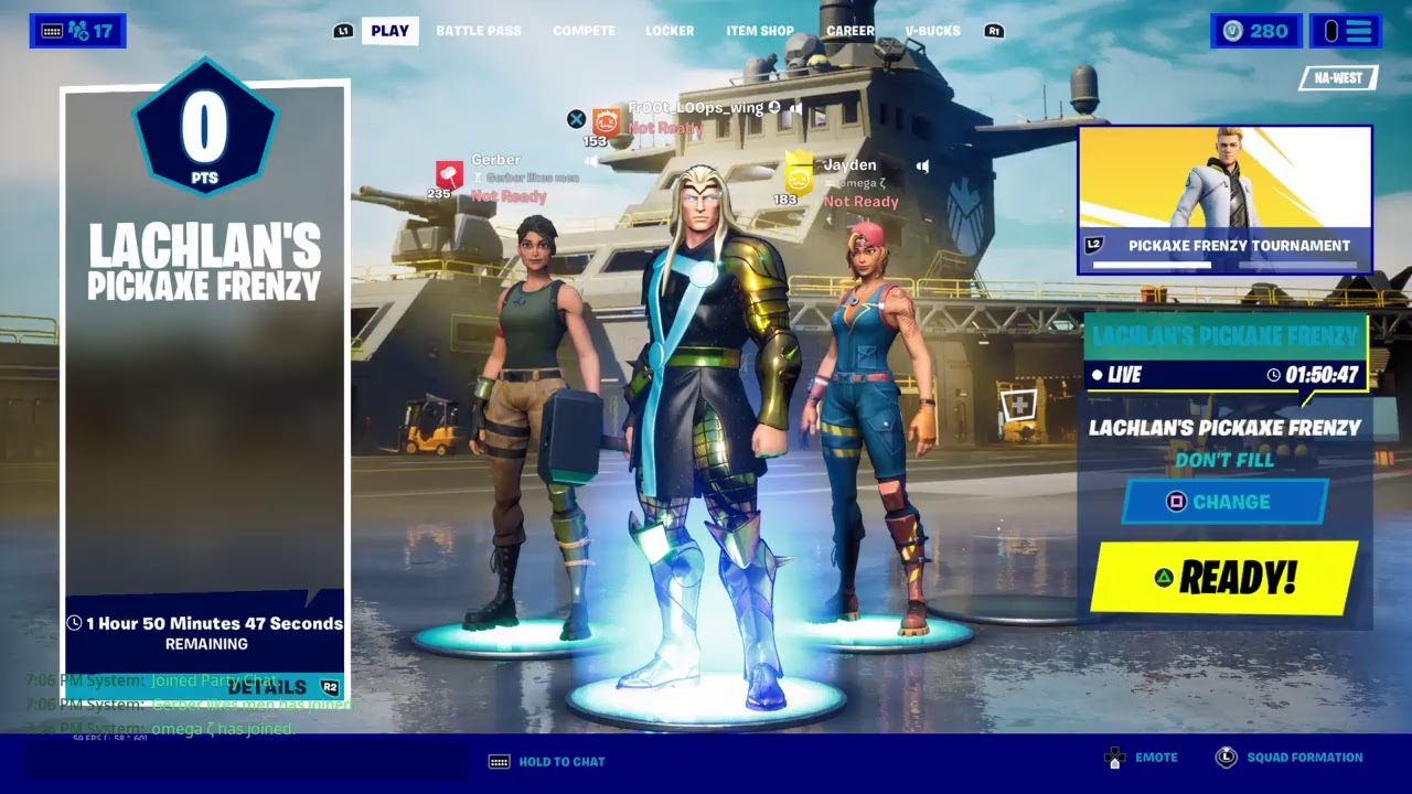 Lachlan Pickaxe Frenzy Tournament with Alex, Gerber and Jayden - YouTube