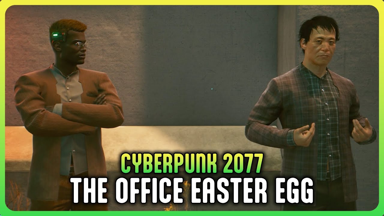 Cyberpunk 2077 - The Office Easter Egg (In Japan Heart Surgeon Number 1 ...