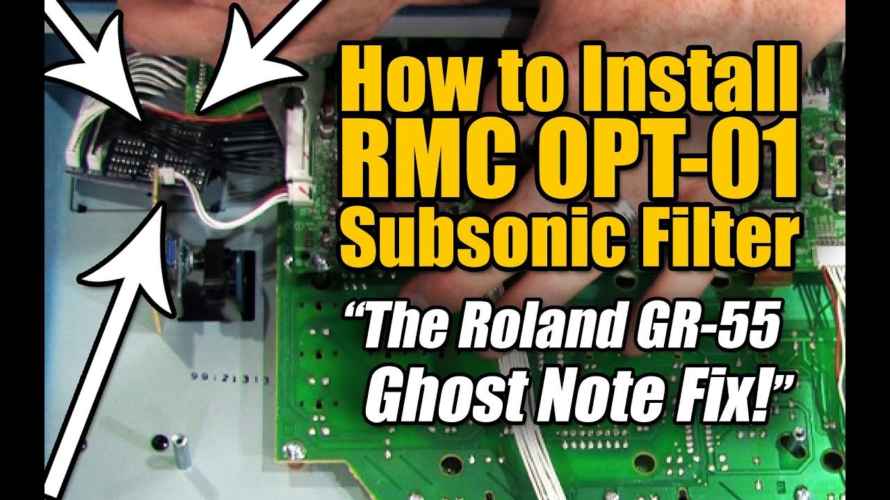How to Install the RMC OPT-01 for Roland GR-55 - YouTube