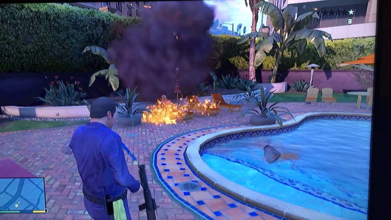 gta 5 tracy is invincible!! - YouTube