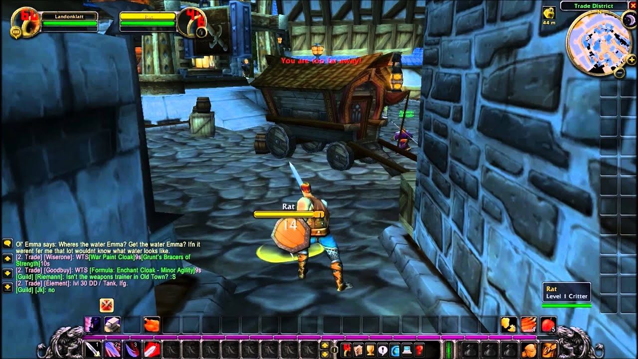WOW Nostalrius Vanilla Warrior Play through Episode 5 - YouTube