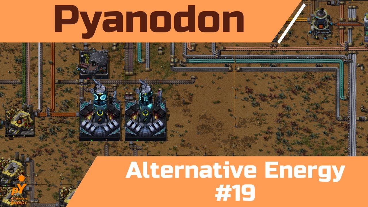 Pyanodon Alternative Energy. Day 19: Finishing logistic science and ...