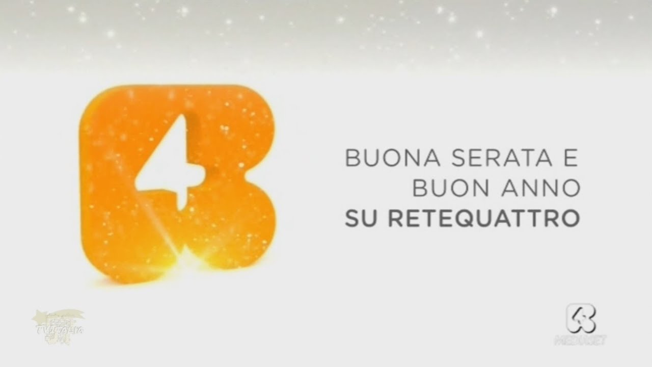 Rete 4, Canale 5 e Italia 1 - Bumpers "Buona serata e buon anno ...