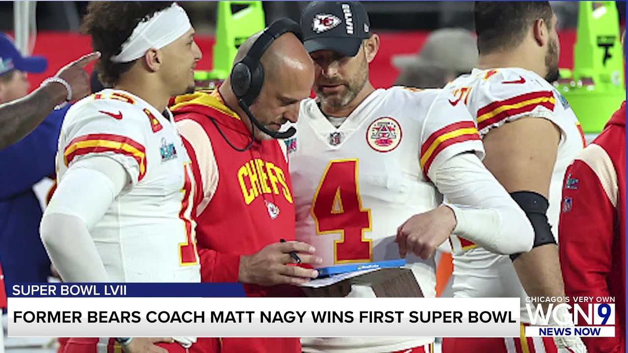 A year after being fired by the Bears, Matt Nagy is a Super Bowl ...