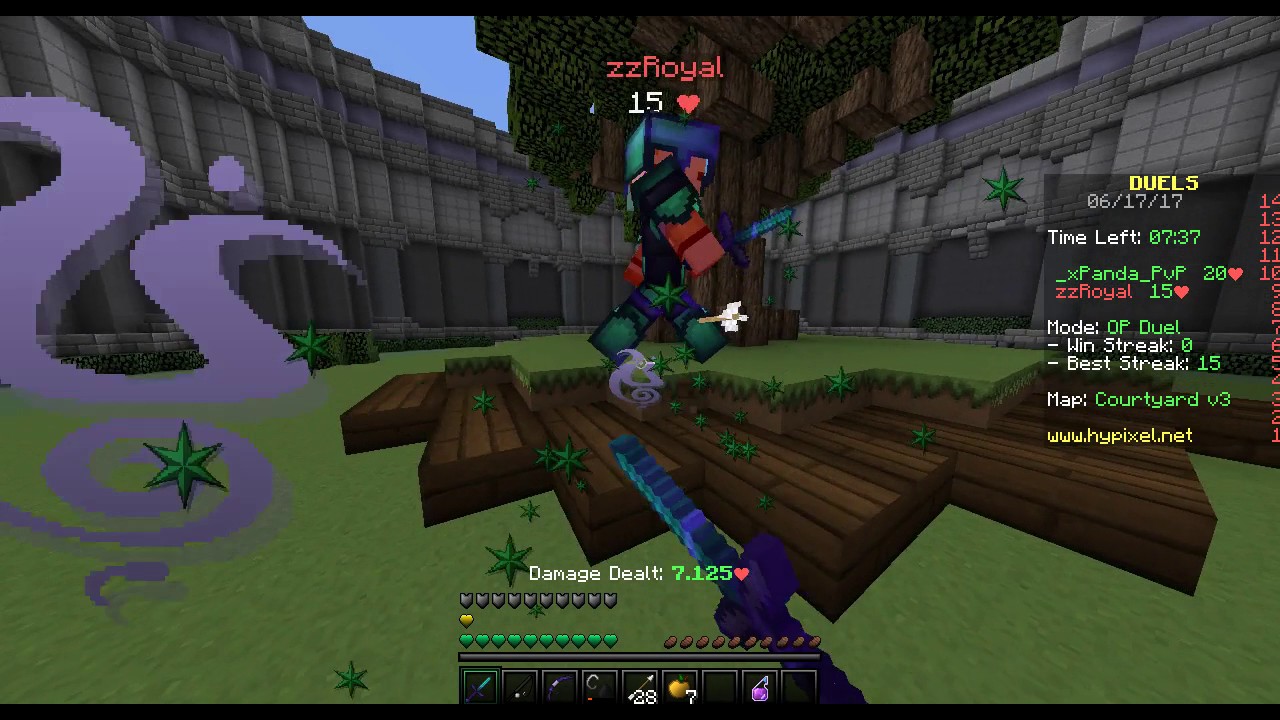 'Combos' A Minecraft PvP Match - YouTube