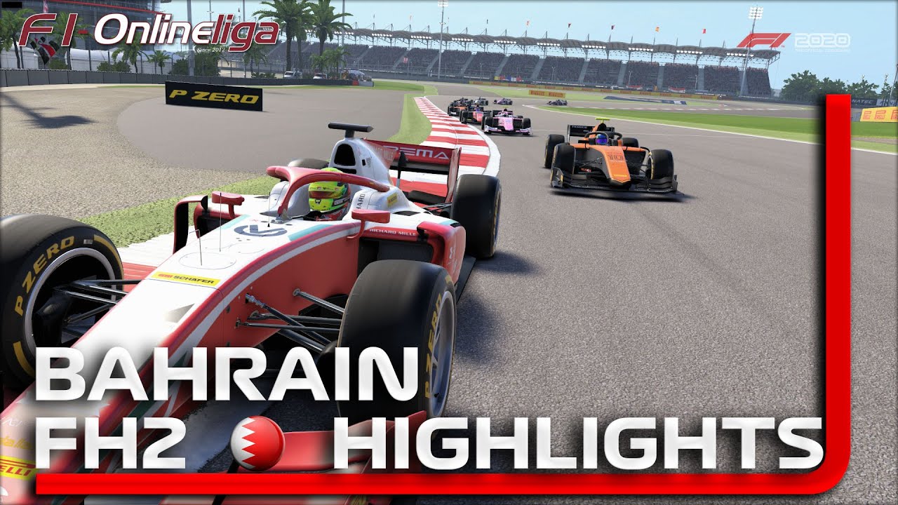 F2 2020 S4 PC 🎮 FH2 Bahrain GP [Highlights] 🏎 F1-Onlineliga - YouTube