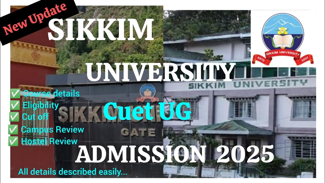 Sikkim University Cuet UG Admission 2025 || Sikkim University Cuet UG ...