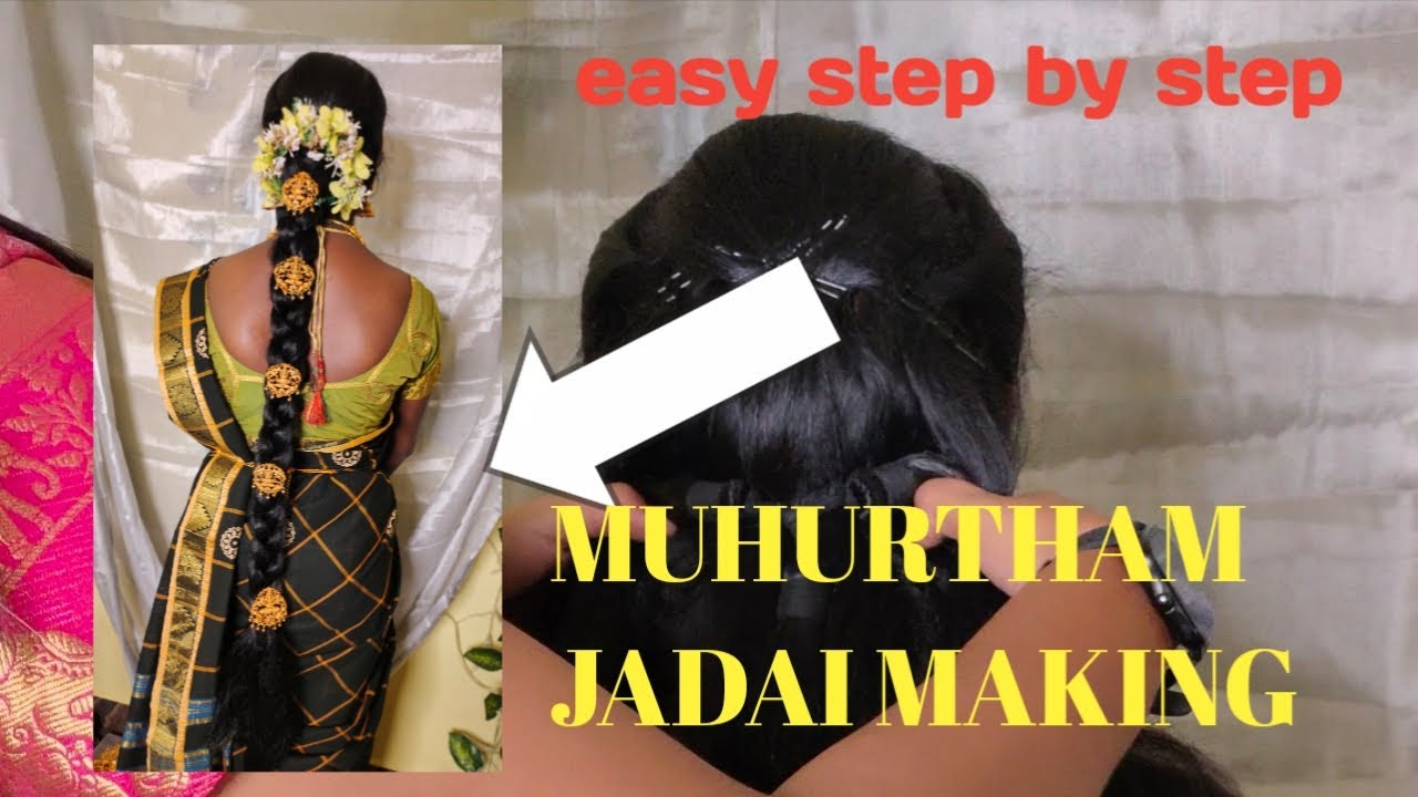 muhurtham hairdo tamil|jauri fixing tamil video|ho to fix javuri on ...