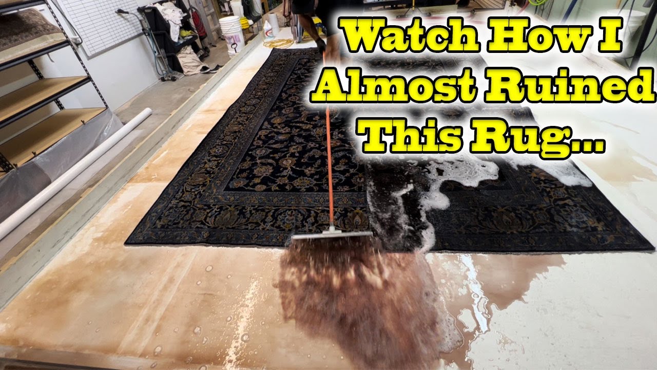 Thought I ruined this one | Full color restoration on this rug | Very ...