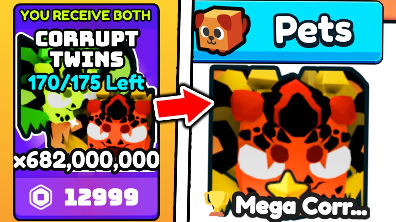 I Got STRONGEST CORRUPT TWINS PETS in Roblox Arm Wrestle Simulator ...