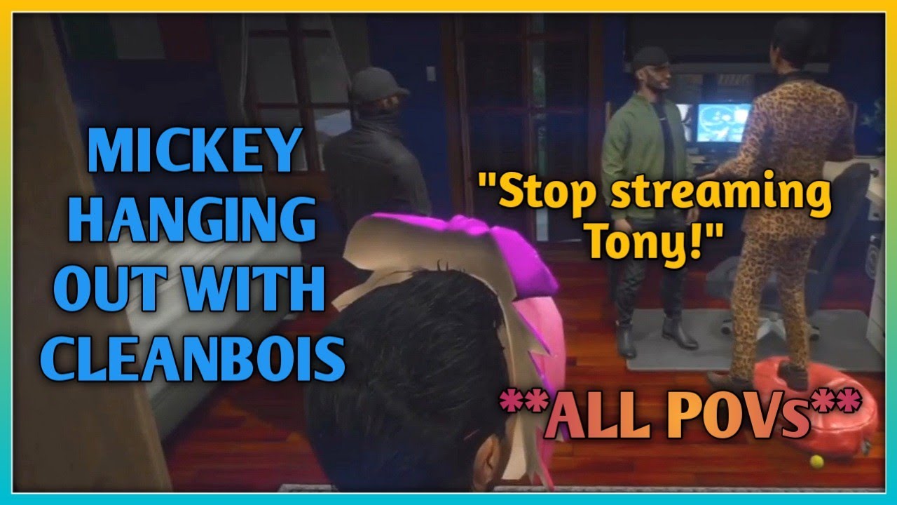 POV of Blaustoise, Buddha, Tony & Nino on Mickey Hanging Out With ...