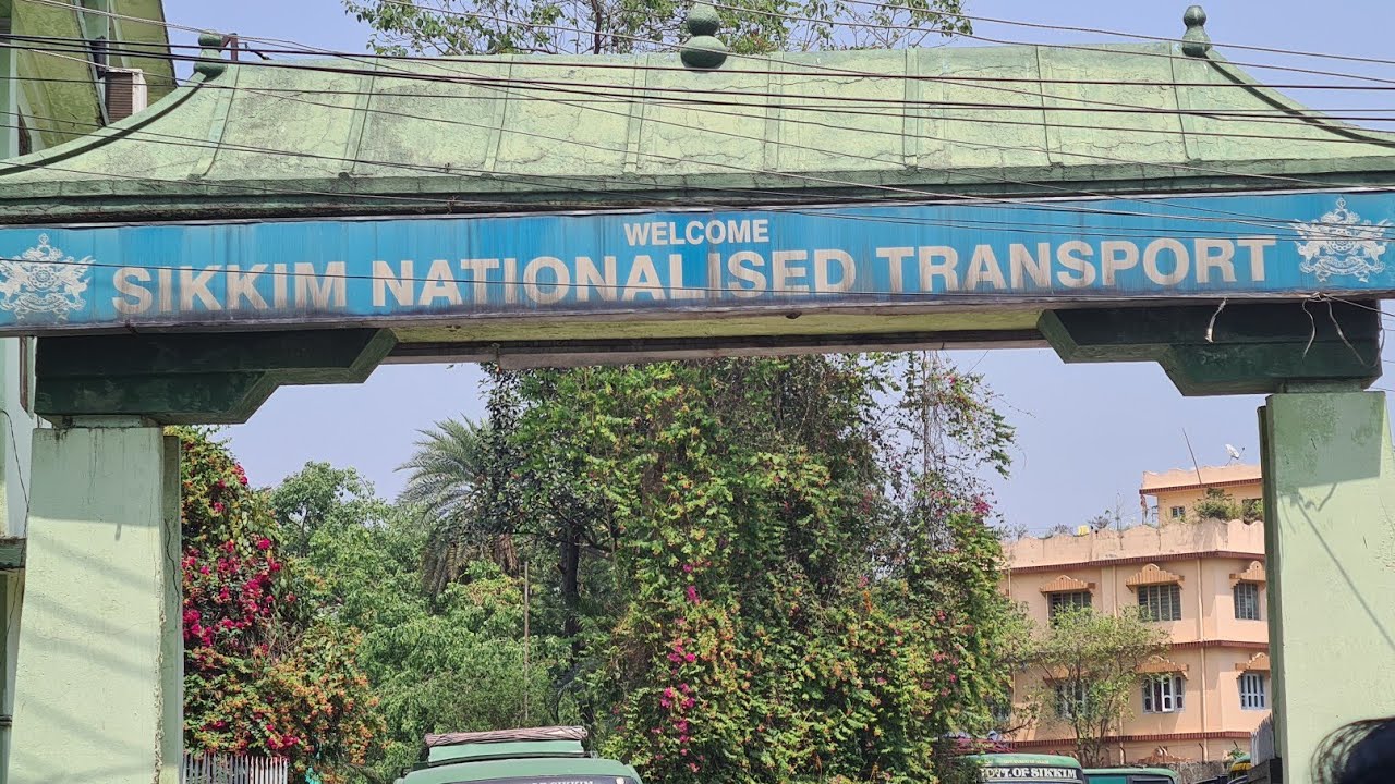 Sikkim National Transport (SNT) Bus Terminus In Siliguri | Daily Bus ...